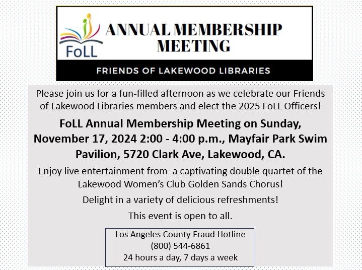 Friends of the Lakewood Libraries