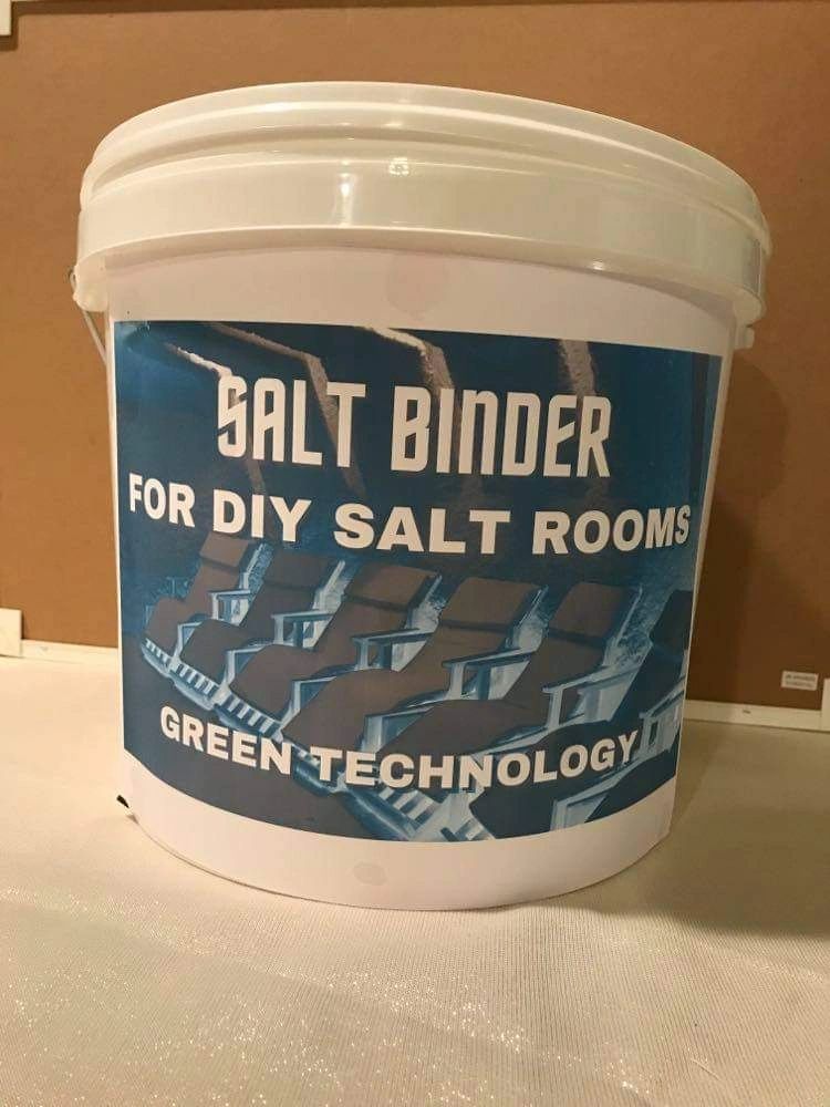 SALT BINDER FOR DIY SALT ROOMS CONSTRUCTION