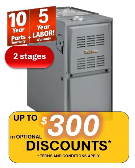 ** Ducane Higher Efficiency 80% AFUE 2-stages Furnace