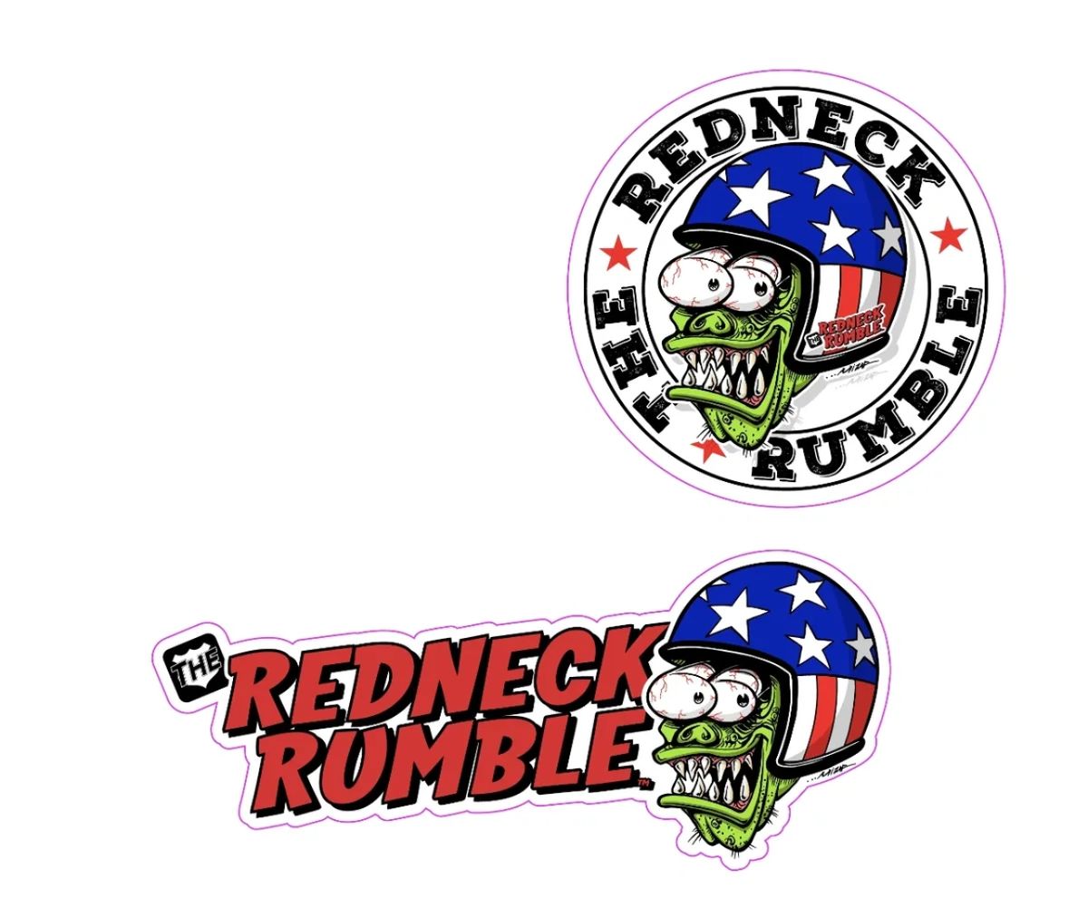 Redneck Rumble Sticker Decals