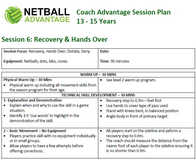 13-15 Years - Recovery & Hands Over