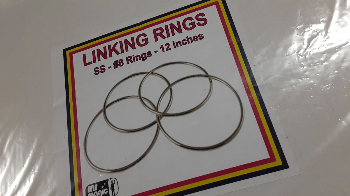 12 inch Linking Rings SS (8 Rings)
