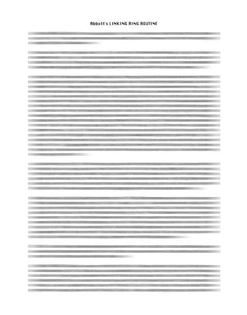 PDF Linking Ring Routine