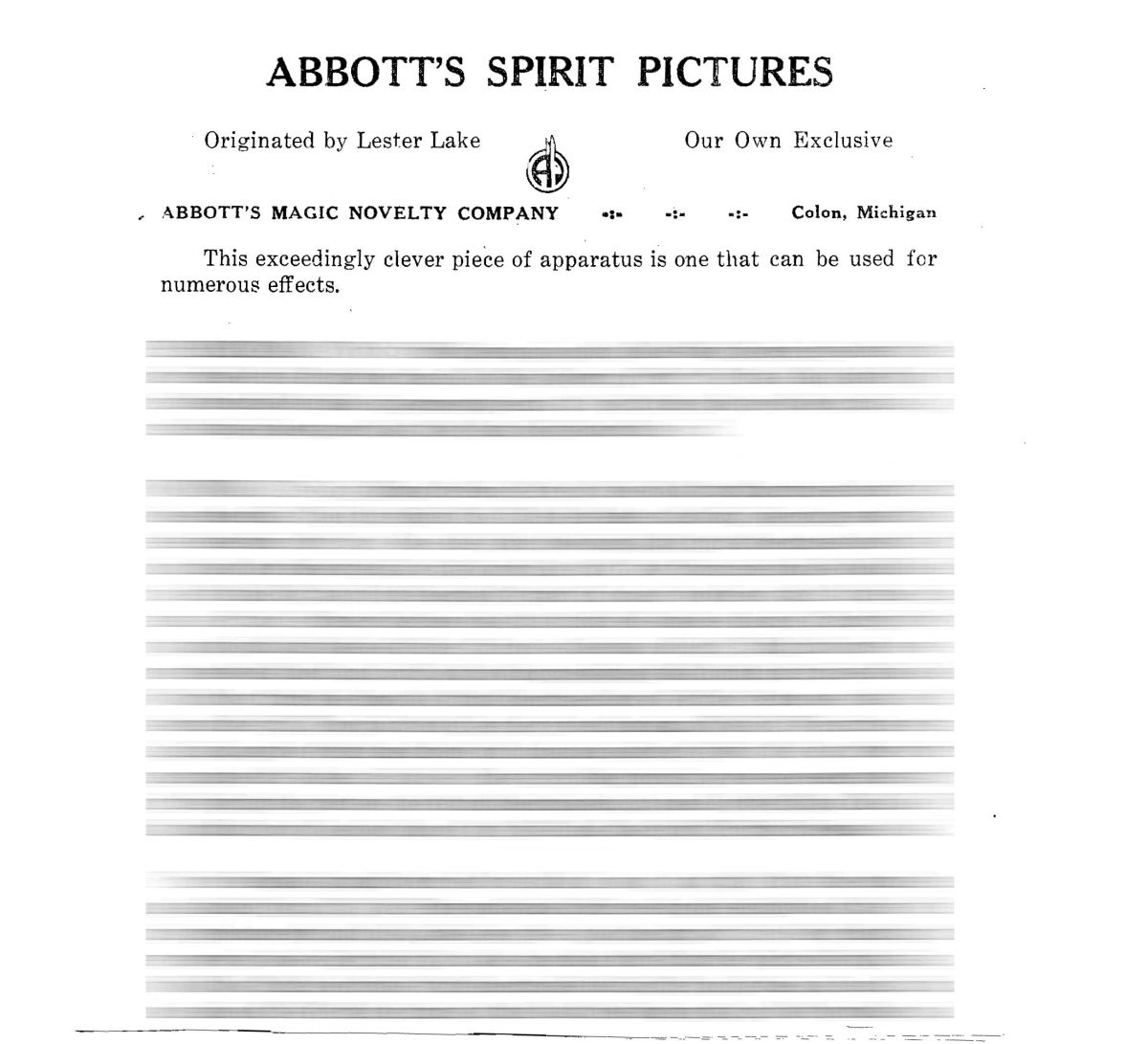 PDF Spirit Pictures instructions