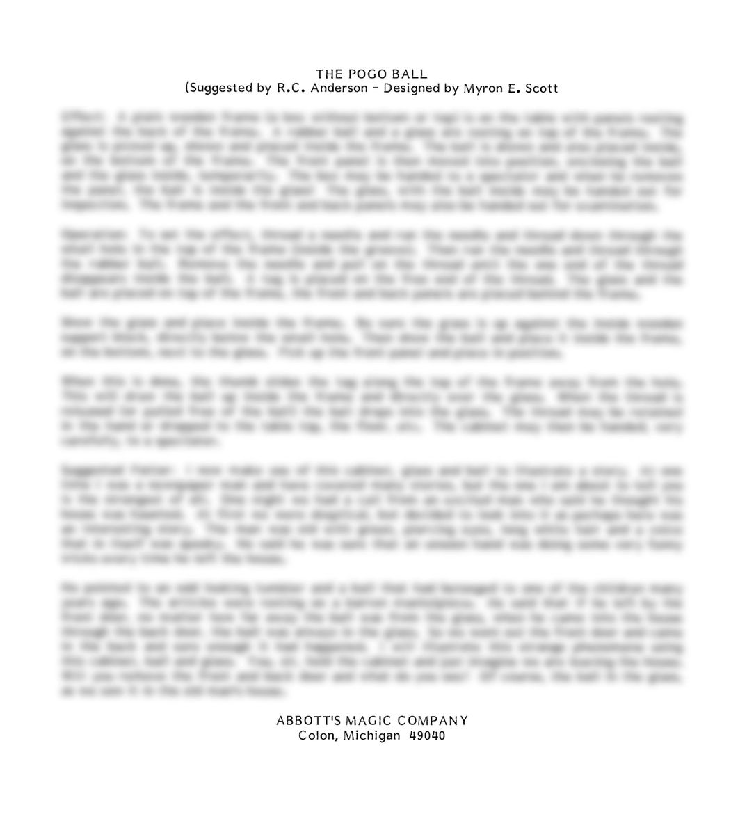 PDF Pogo Ball instructions