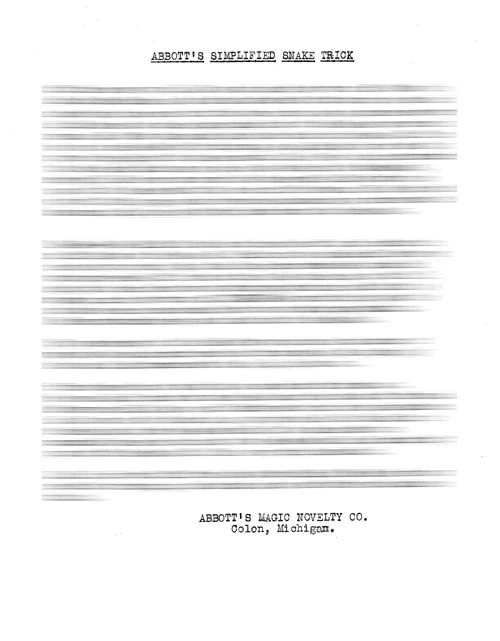 PDF Simplified Snake Trick instructions