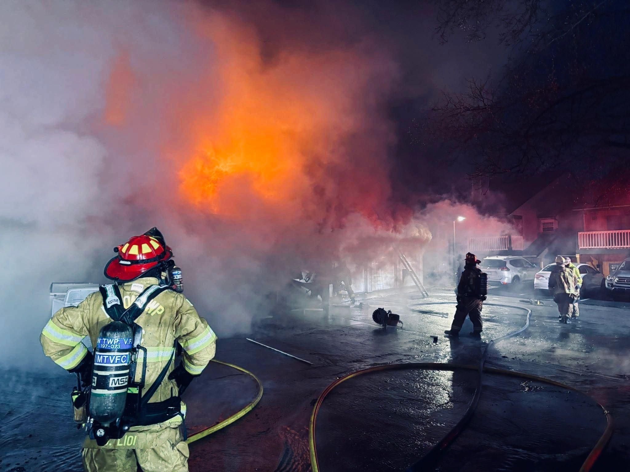 Garage Fire on Bridle Trail