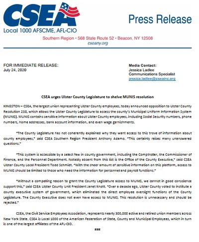 CSEA Local 856 - Csea - Kingston, New York