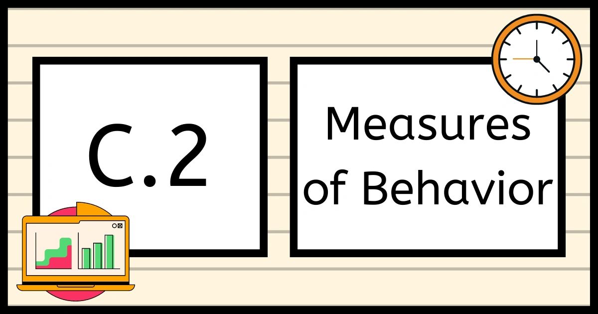 C.2 Measures of Behavior: Direct, Indirect, Permanent Products