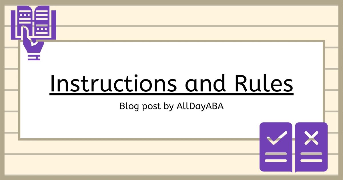 Instructions and Rules - Section G-6