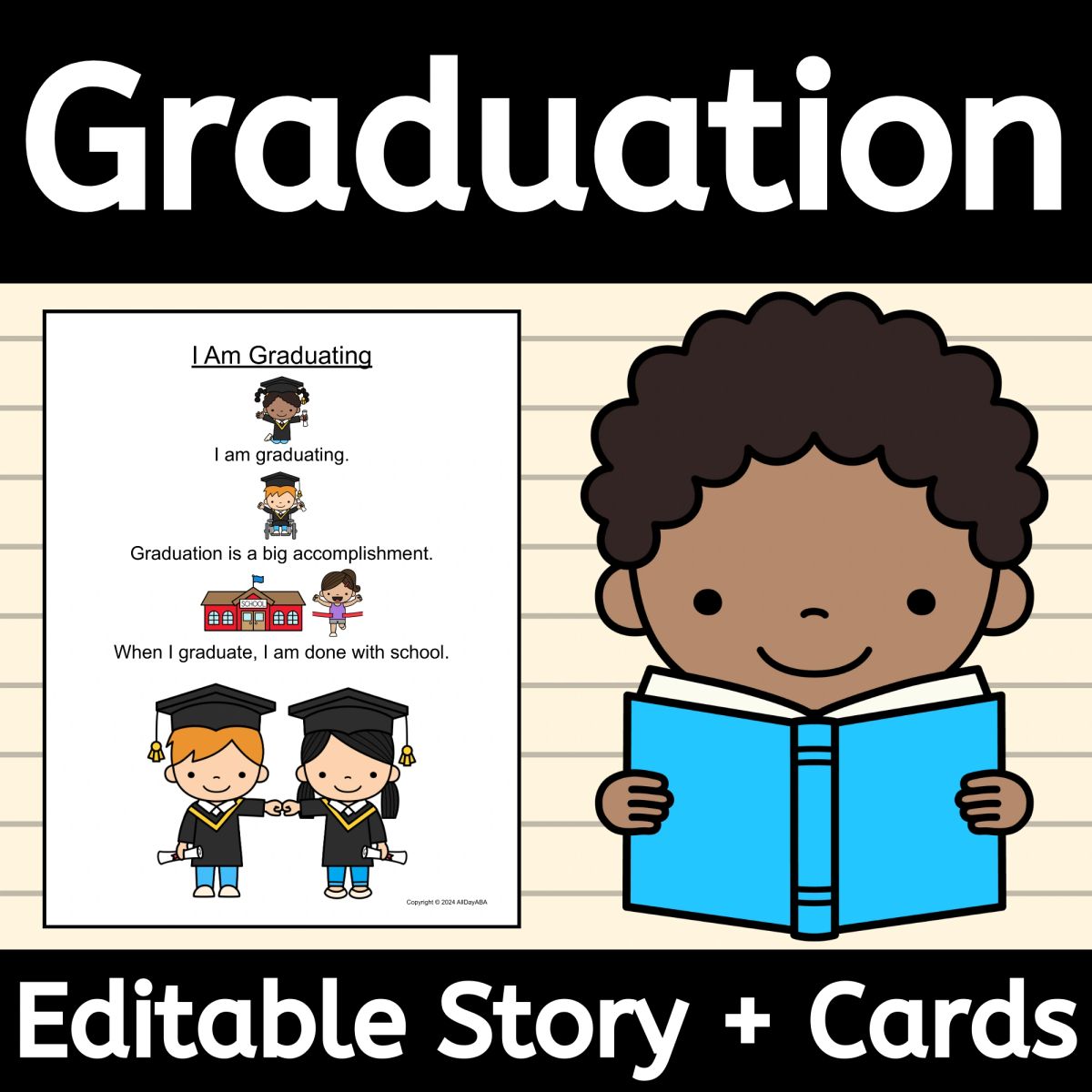 I Am Graduating Social Skills Story for Graduation from High School ...