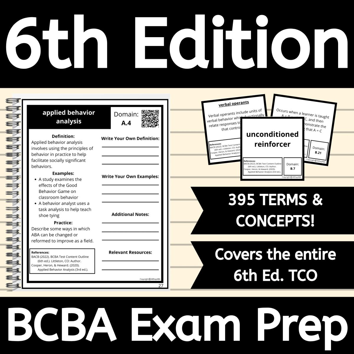 6th Edition TCO BCBA Exam Prep for the Test Content Outline in ABA