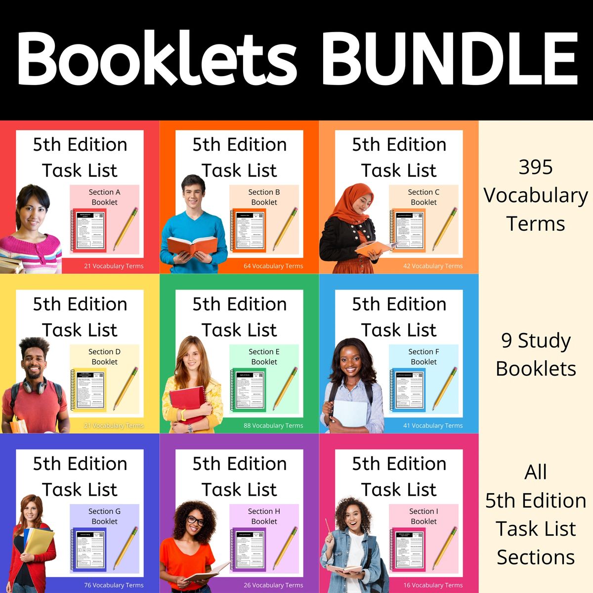 ABA Study Booklets Bundle - BCBA Exam Prep Study Guides for 5th Edition ...