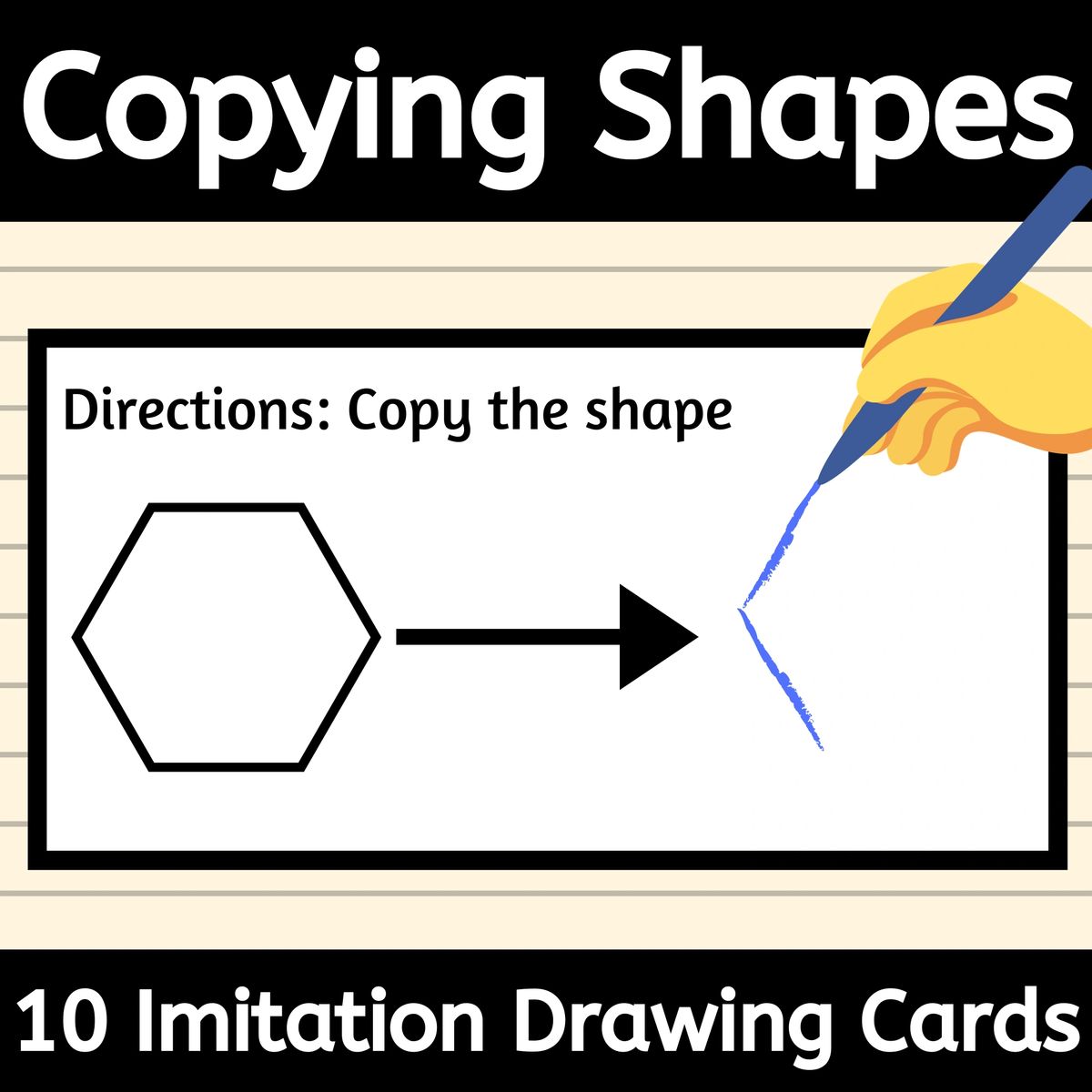 Imitate Drawing Basic Shapes for PEAK Direct Training Module 6C in ABA ...