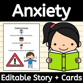 Anxiety Social Story for Feeling Anxious and Worry Emotional Regulation ...
