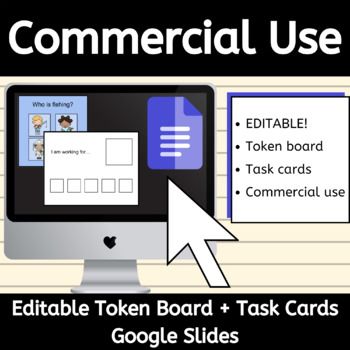 Commercial Use Bundle of Editable Token Board and Task Cards Templates ...