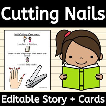 Nail Cutting Social Skills Story for Getting My Fingernails Trimmed or ...