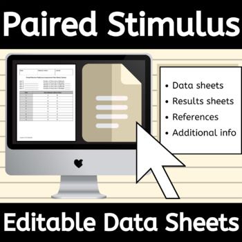 Editable Paired Stimulus Preference Assessment Data Collection Sheet ...