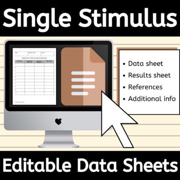 Editable Single Stimulus Preference Assessment Data Collection Sheet ...