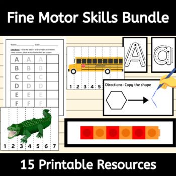Fine Motor Skills Bundle for Tracing in Occupational Therapy and More