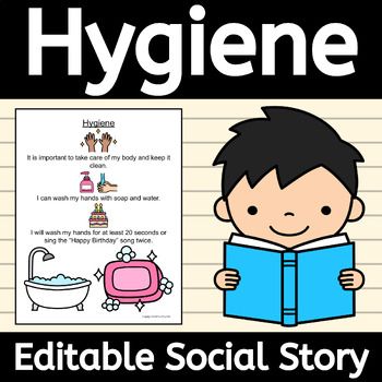 Hygiene Social Story for Having Good Personal Cleanliness, Being Clean ...