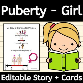 Puberty Social Narrative Story for Girls