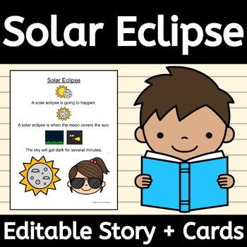 Solar Eclipse Social Script Story for Do Not Look Directly At the Sun