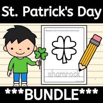St. Patrick's Day Bundle for Preschool, Kindergarten Autism Special ...