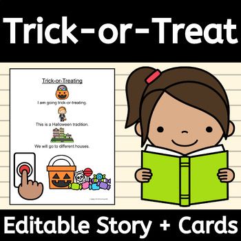 Trick-or-Treating Social Skills Story for Halloween