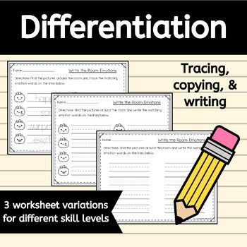 Write the Room Halloween Pumpkin Identifying Emotions Activity for ...