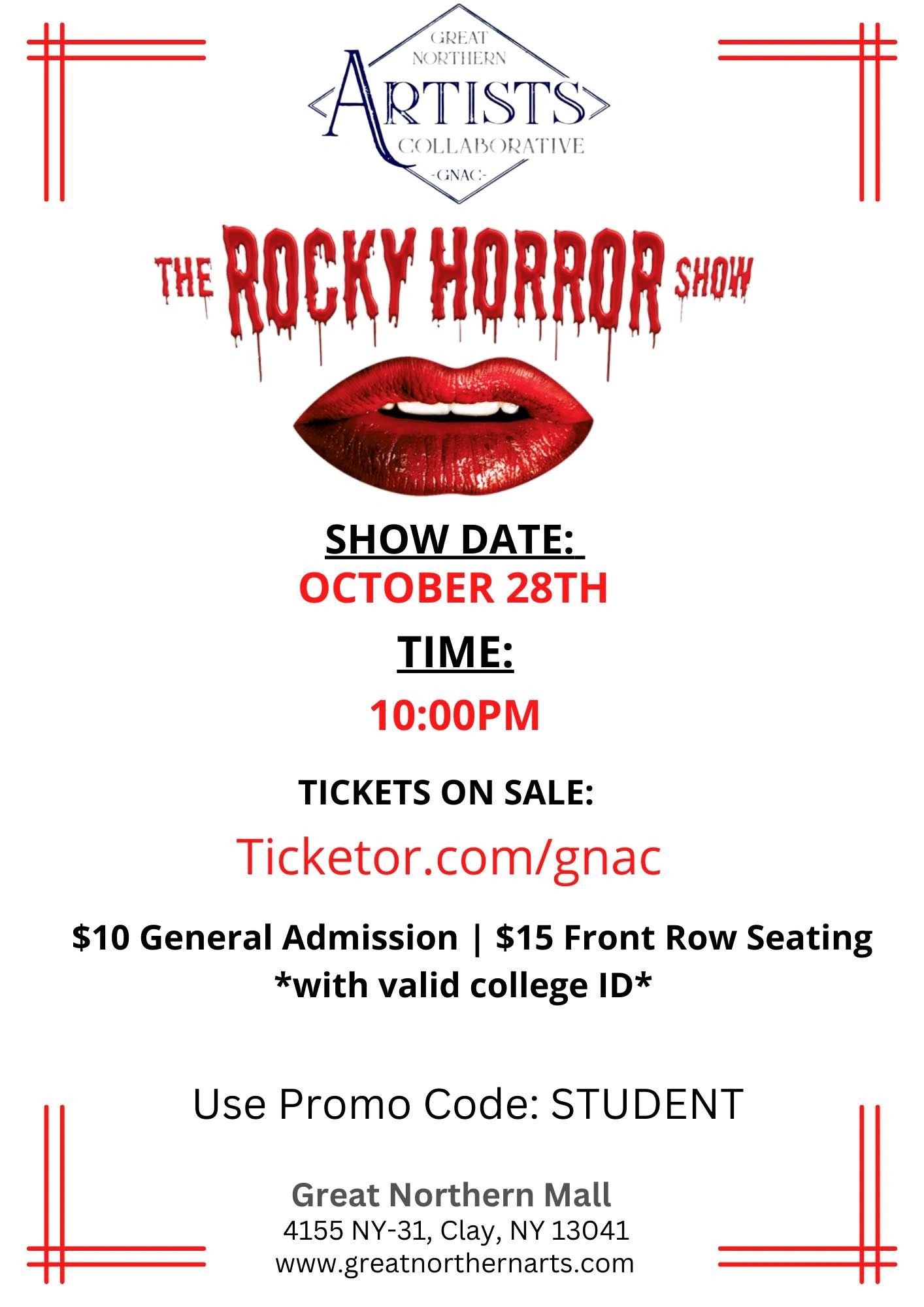 "Rocky Horror Show" college night!
