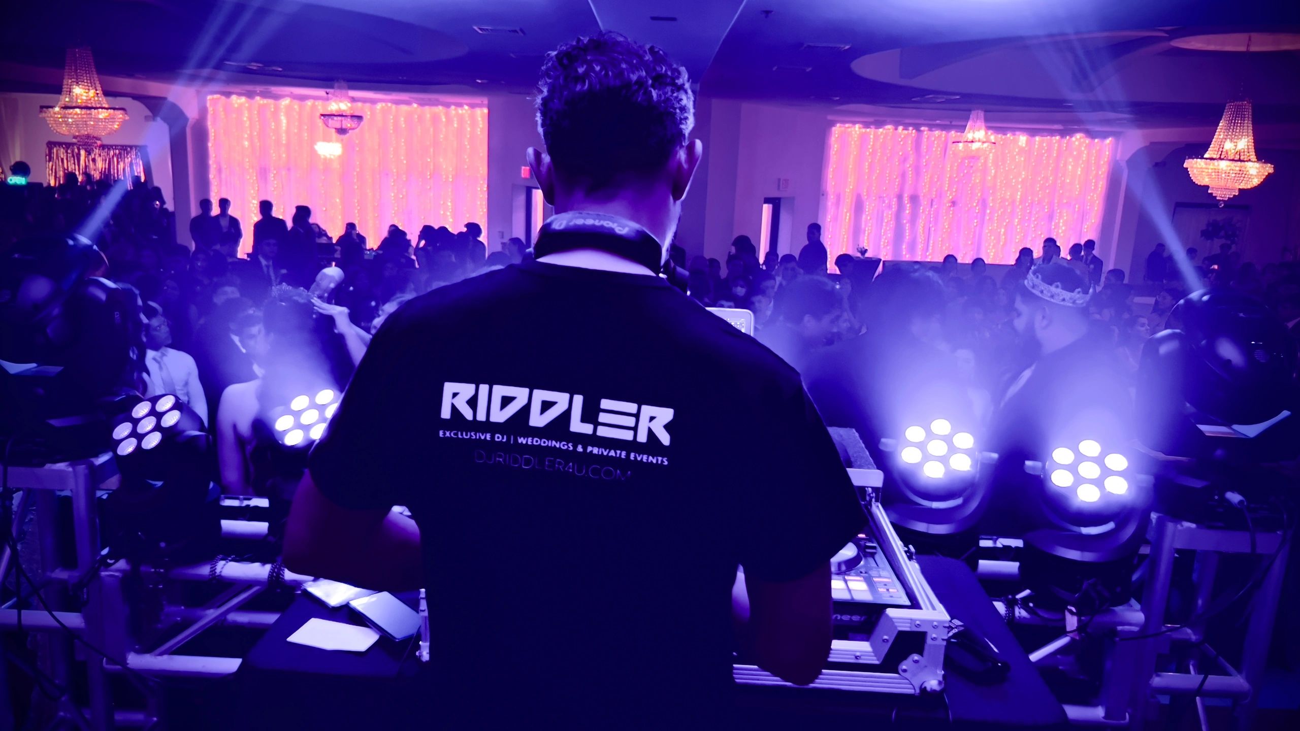 DJ Riddler - Party DJ Services, Event Lighting, Led Screens Rental