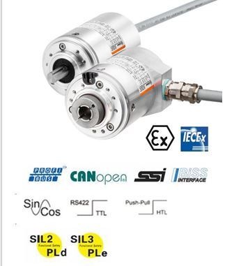For potentially explosive atmospheres Sendix ATEX / IECEx Encoder