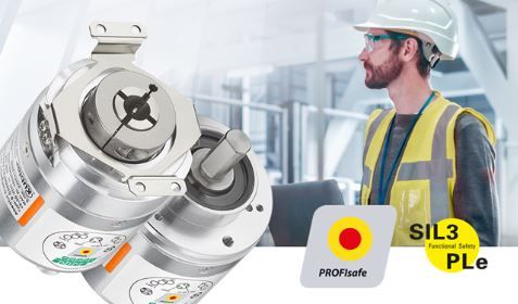For safety applications: PROFIsafe encoders