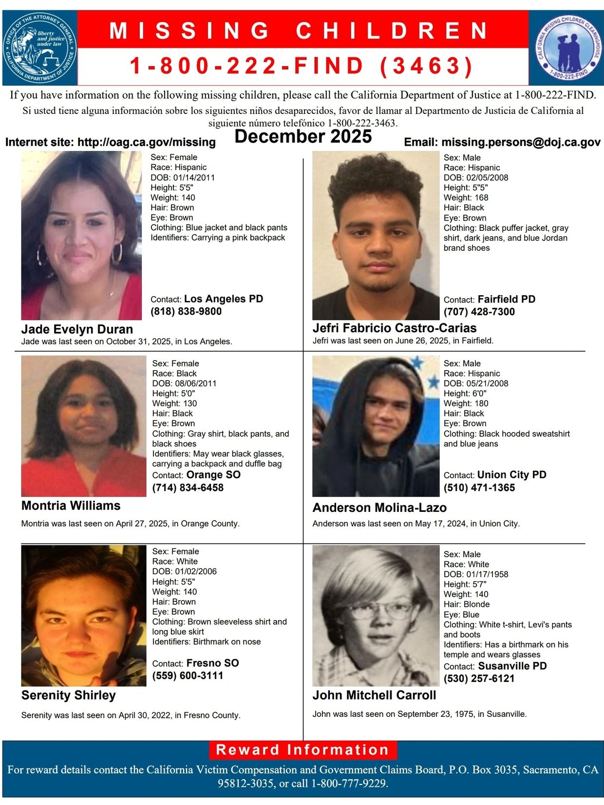 Missing Children Support & Community Events in Bakersfield