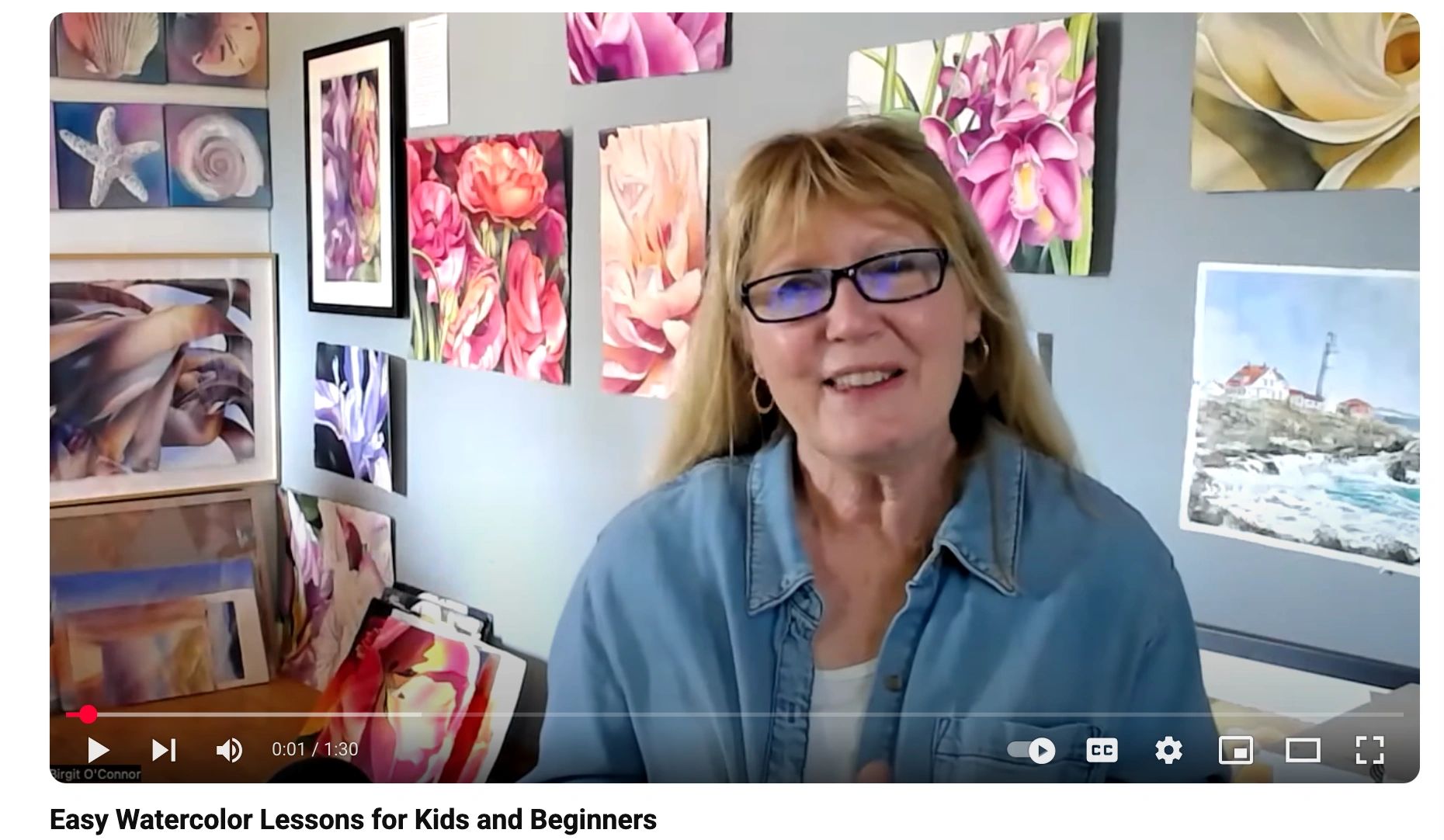 New! Free Watercolor Channel for Kids and Beginners