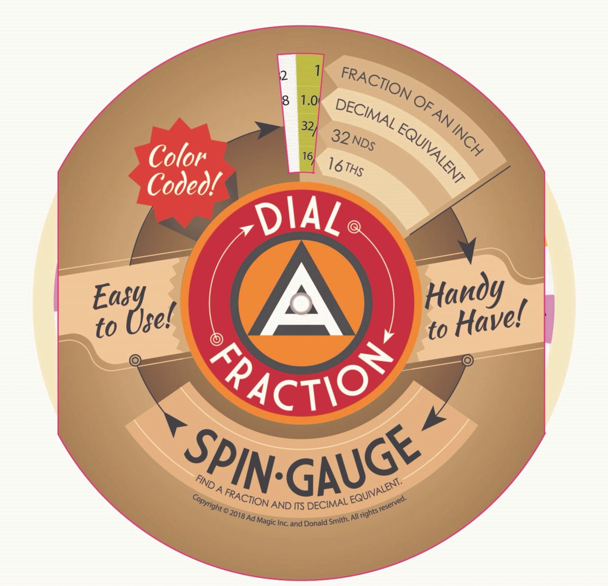 Dial-a-Fraction Spin Chart