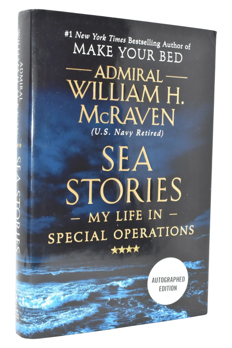 Sea Stories (Signed Book) by Admiral William H. McRaven (Dinged Copy's)