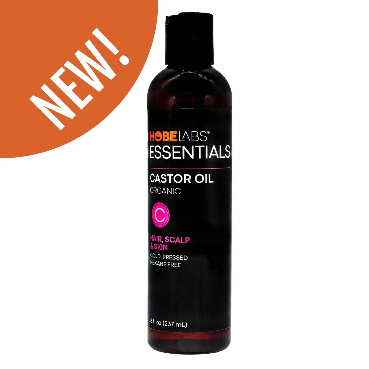 Hobe Labs Essentials - Castor Oil (8 fl oz)