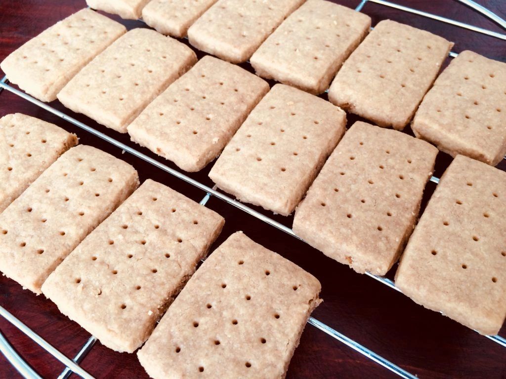 Whole wheat and Rice Flour Shortbread