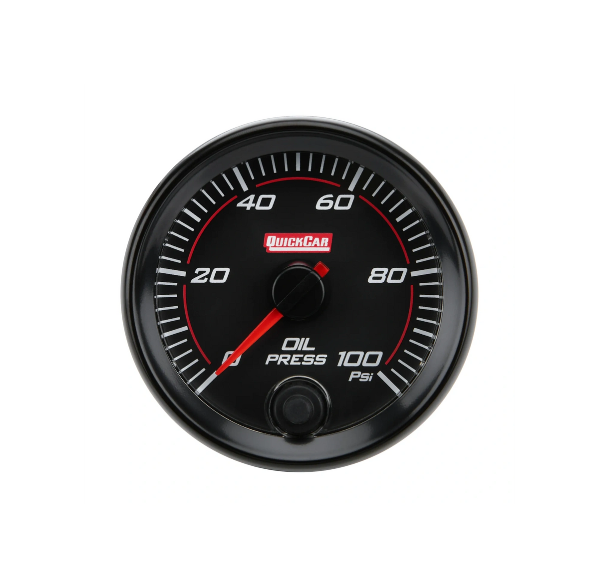QuickCar Racing Products Oil Pressure Gauge, Redline