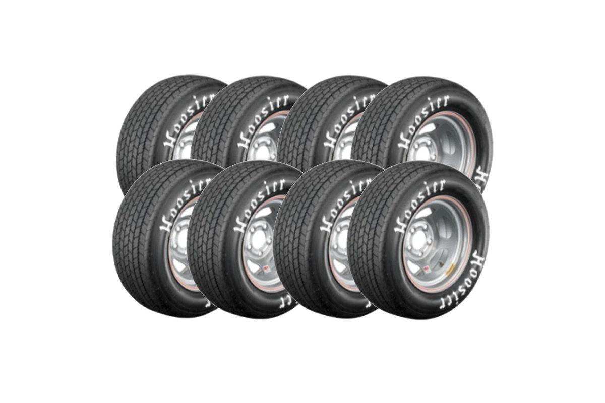 Hoosier Racing Tire IMCA G-60, 8 Tire Package