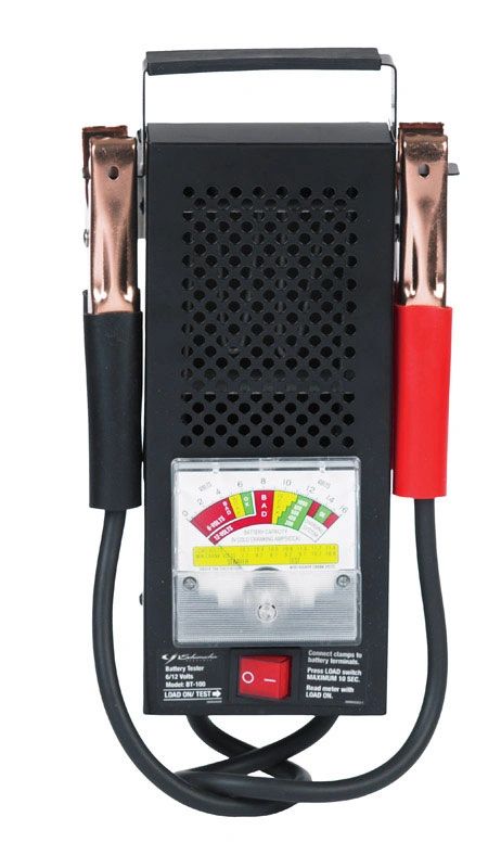 Schumacher 6 & 12 V 100 amps Analog Battery Tester-SKU#8294191