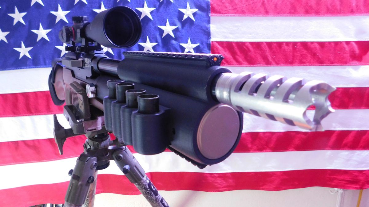 AEA Zeus 72 Cal Razorback Shotgun Saddle and Sight