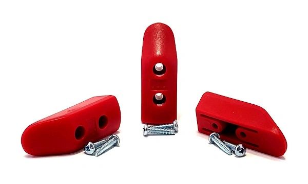 1911 Magazine Base Pads Red