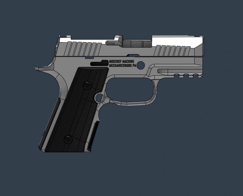 P320 COMMANDER (P320 COMMANDER METAL 320: X COMPACT *W/ SAFETY* (3.6 ...