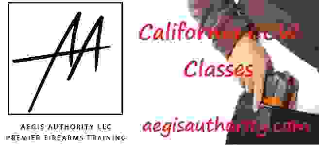 California Concealed Carry Permit - Aegis Authority LLC | Aegis ...