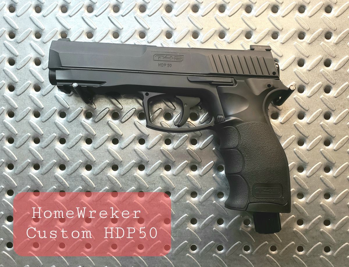 HOMEWREKER CUSTOM HDP50 .50 CALIBER CO2 PISTOL