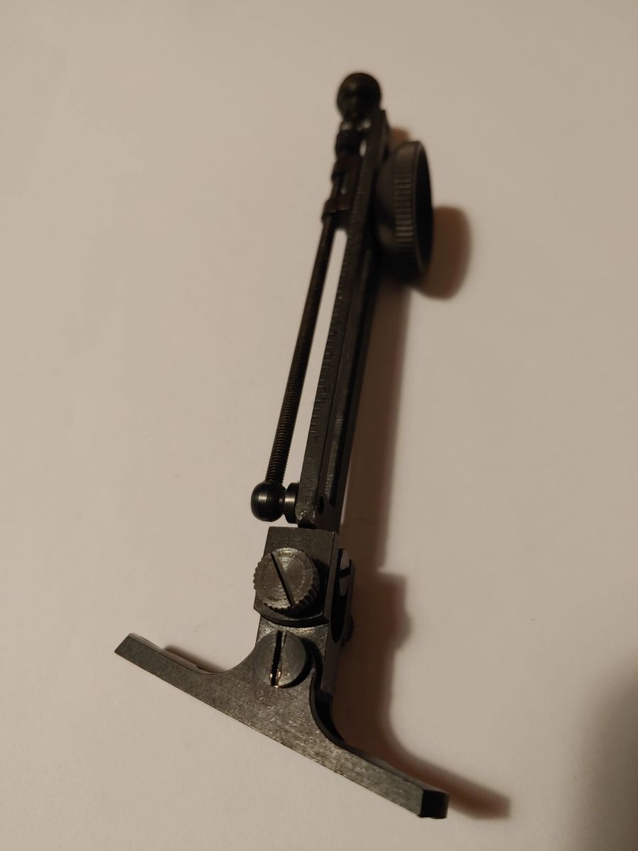 Vernier Tang Peep Sight 1.5 inch Hole Spacing