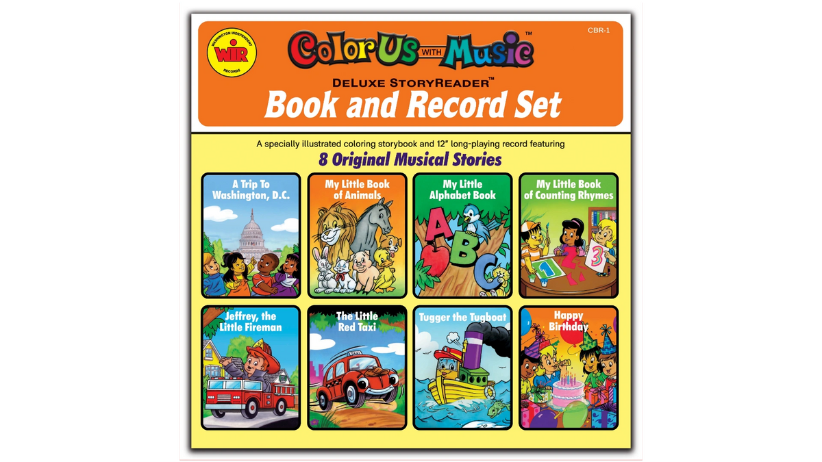 Color Us with Music DeLuxe StoryReader Coloring Book and Record Set